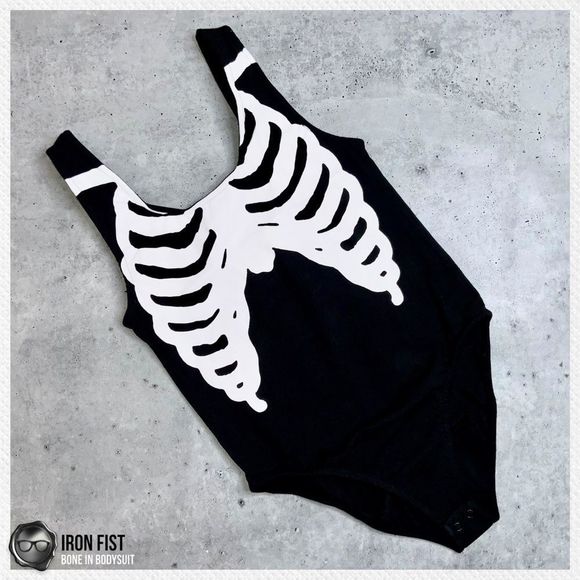 Dolls Kill | Tops | Dolls Kill Iron Fist Bone In Skeleton Bodysuit In ...